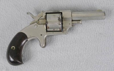 Swamp Angel 41 Rimfire, Forehand & Wadsworth Spur Trigger Revolver ...