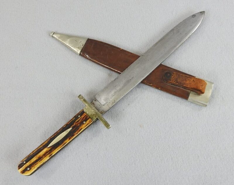 Joseph Rodgers & Sons Sheffield, Spear Point Bowie Knife | 1898andB-4.com