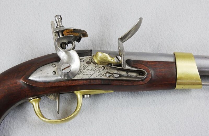 French Model 1813 Calvary 69 Caliber Flintlock Pistol | 1898andB-4.com