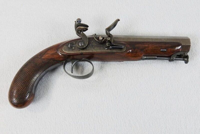 Westley Richards 75 Caliber Flintlock Coat Pistol | 1898andB-4.com