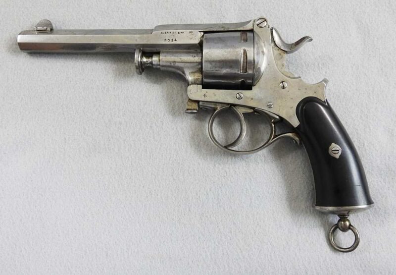 AL SPIRLET 450 Cal D.A. Revolver Liege Belgium | 1898andB-4.com