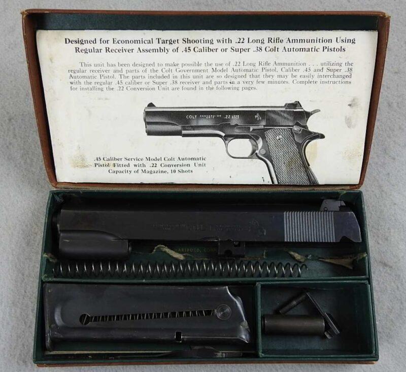 Colt .22 Conversion Unit Feb. 1951 | 1898andB-4.com
