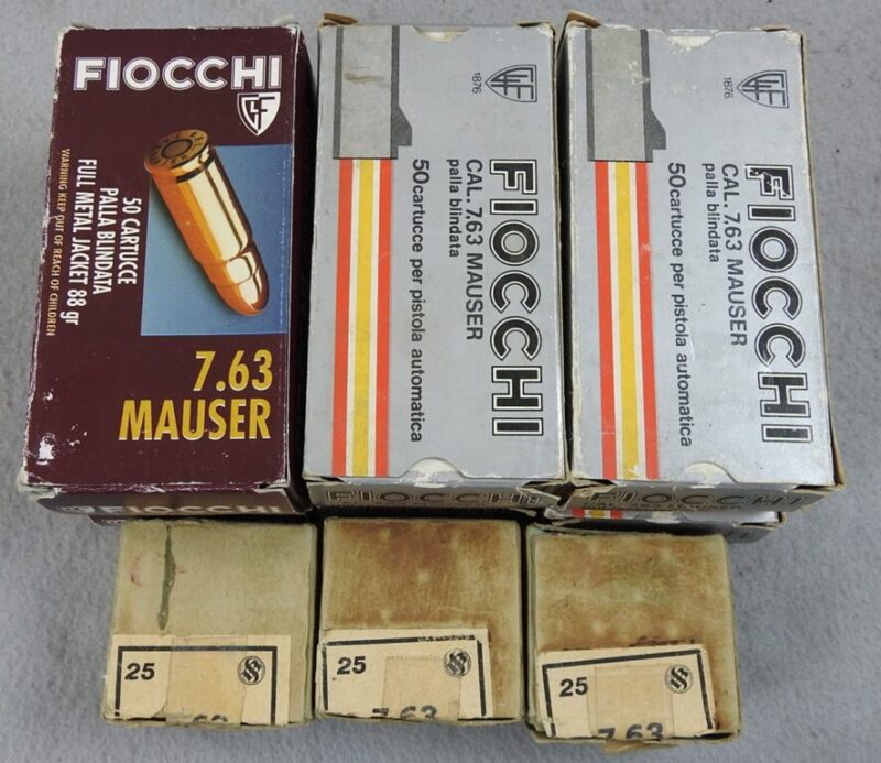 7.63 Mauser Ammo, | 1898andB-4.com